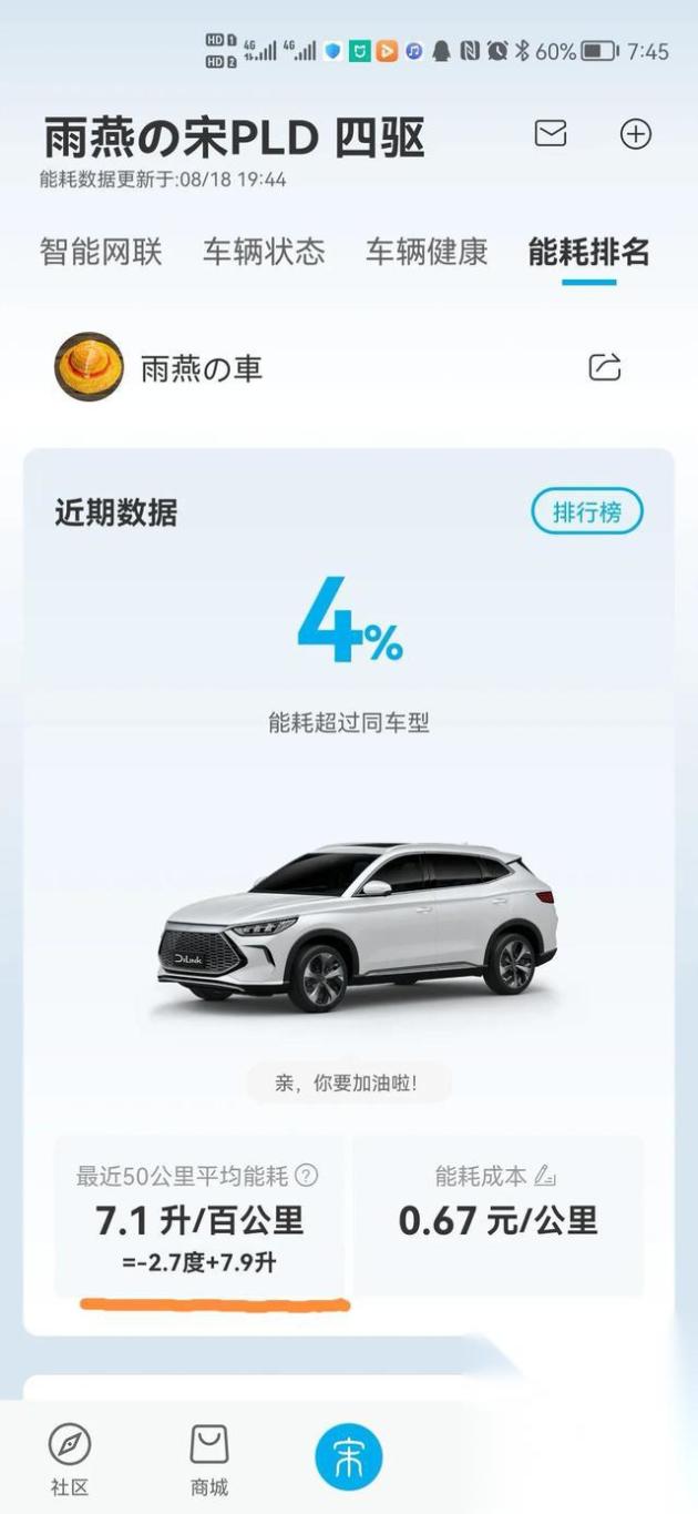 宋plus dmi awd能耗猫腻之app能耗猫腻分析_易车
